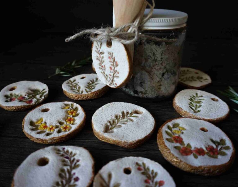 How To Make Salt Dough Ornaments Or Gift Tags - The Outdoor Apothecary